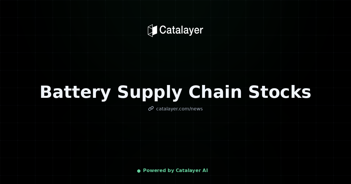 EV Battery Supply Chain: From Lithium to Cell Makers to Recyclers ...